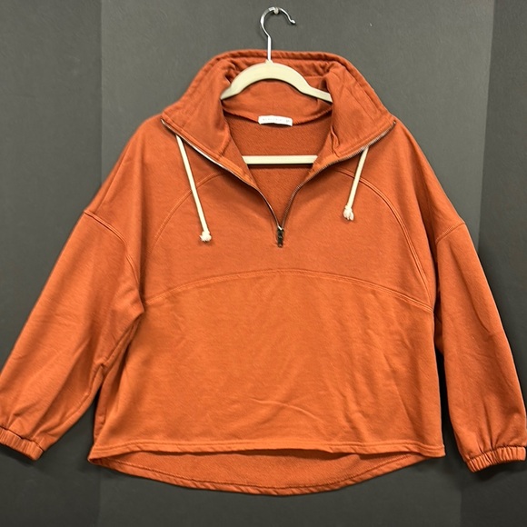 Staccato | Tops | Staccato Rust Half Zip Top | Poshmark
